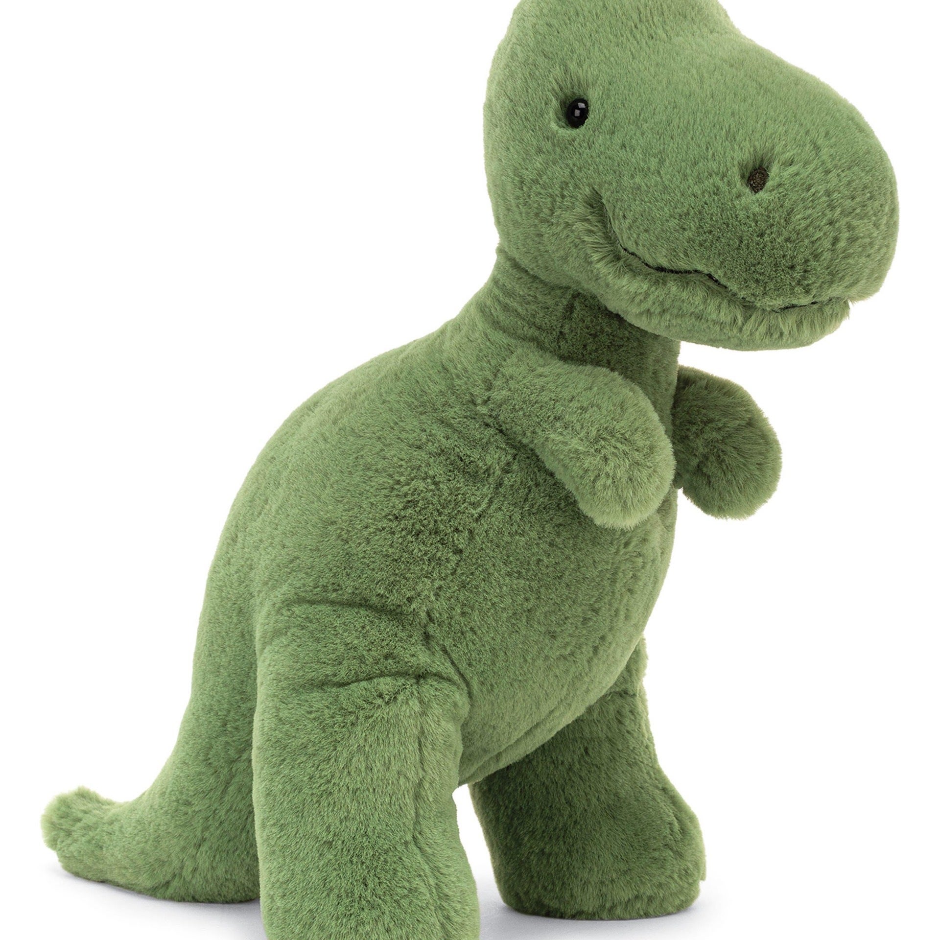 Jellycat Fossily T-Rex Stuffed Animal in Green | Chet Miller